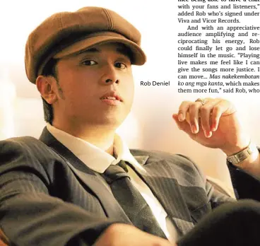 Rob Deniel hopes to sway listeners with retro-inspired music - PressReader