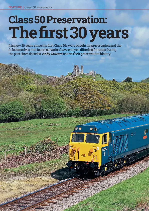 Class 50 Preservati­on: The first 30 years - PressReader