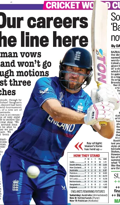 Malan: Our careers are on the line here - PressReader