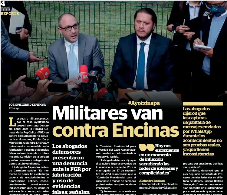 Militares van contra Encinas - PressReader