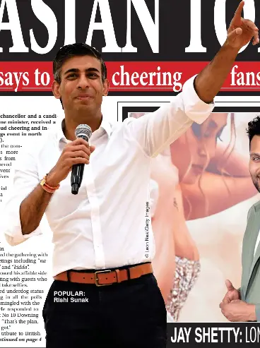 RISHI ENTHRALS ASIAN TORIES - PressReader