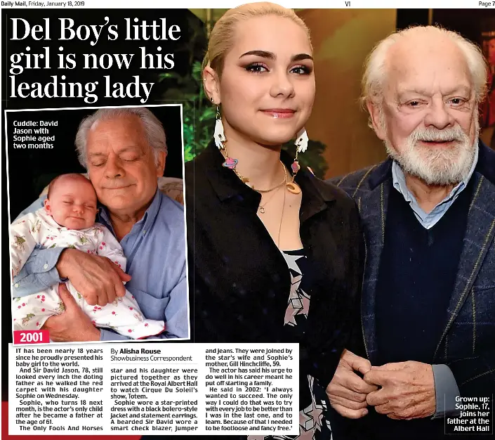 Del Boy’s little girl is now his leading lady - PressReader