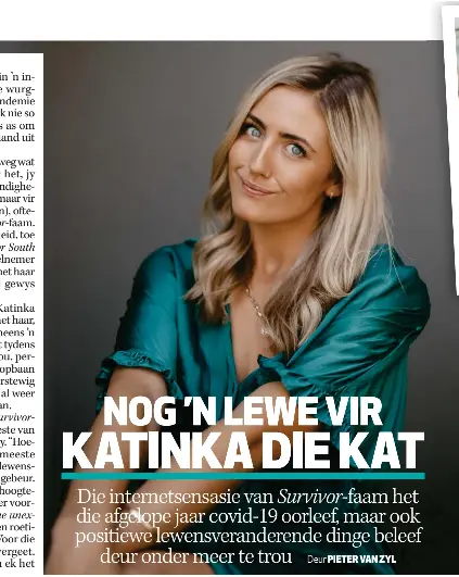 Sowaar nóg ’n lewe vir Katinka die Kat - PressReader