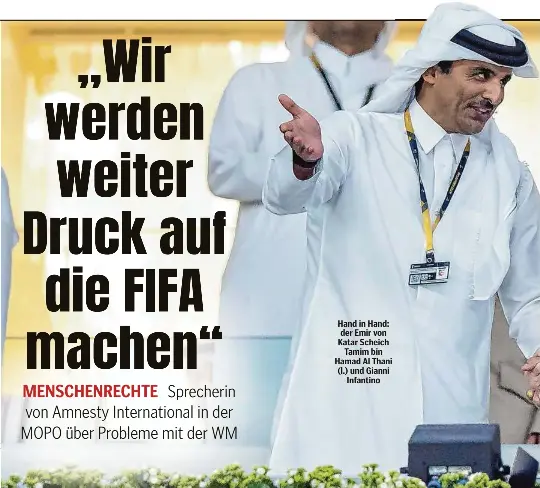 „Wir werden weiter Druck auf die FIFA machen“ - PressReader