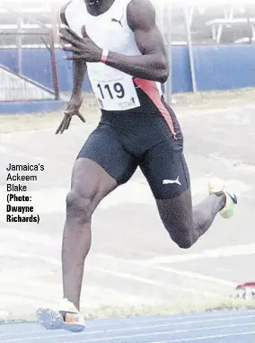 Seville, Ackeem Blake carry men’s sprint hopes - PressReader