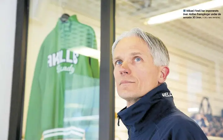 Sportrepor­tern Mikael Finell skriver färsk Akilleshis­torik - PressReader
