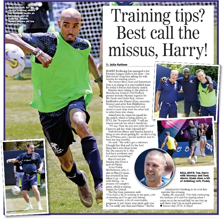 Training tips? Best call the missus, Harry! - PressReader
