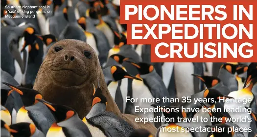 PIONEERS IN EXPEDITION CRUISING - PressReader