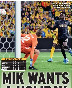 MIK WANTS A HOLIDAY - PressReader