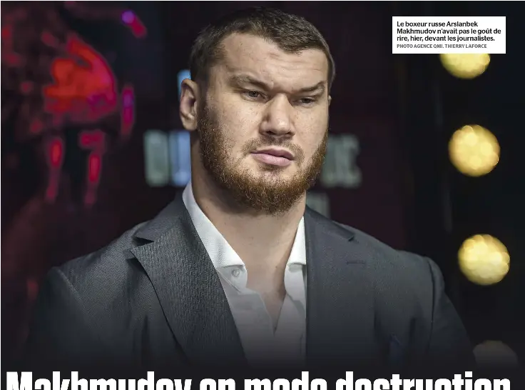 Makhmudov en mode destructio­n - PressReader