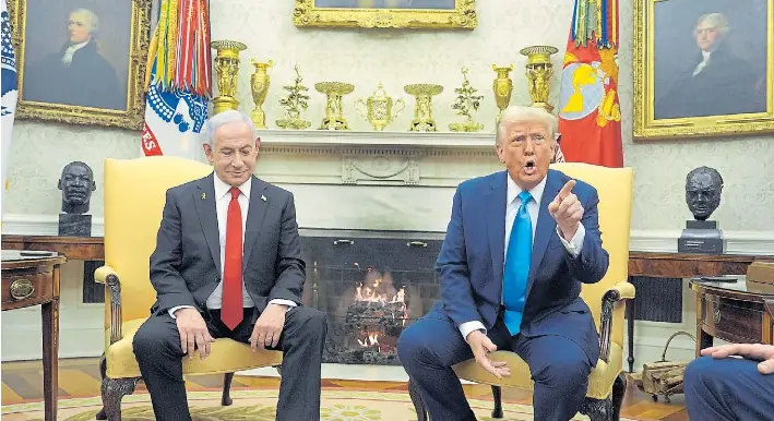 La Casa Blanca intenta contener el fuerte repudio mundial al plan de Trump para tomar control de ...
