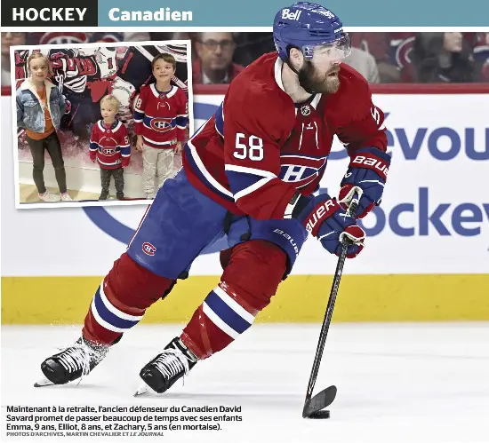 David Savard souhaite enfin être un « père normal » - PressReader