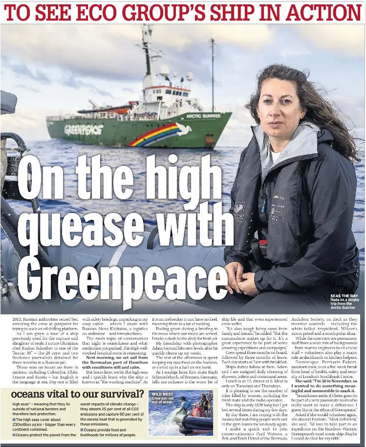 On the high quease with Greenpeace - PressReader