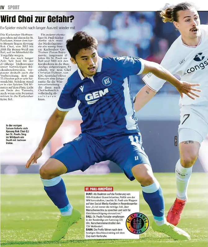 Wird Choi zur Gefahr? - PressReader