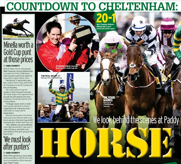 We look behind the scenes at Paddy HQ as racing’s favourite festival returns - PressReader