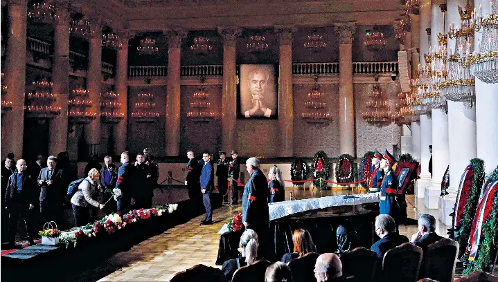 Gorbachev’s funeral becomes ‘silent protest’ - PressReader