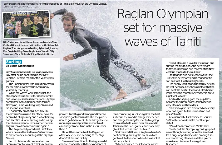 Raglan Olympian set for massive waves of Tahiti - PressReader