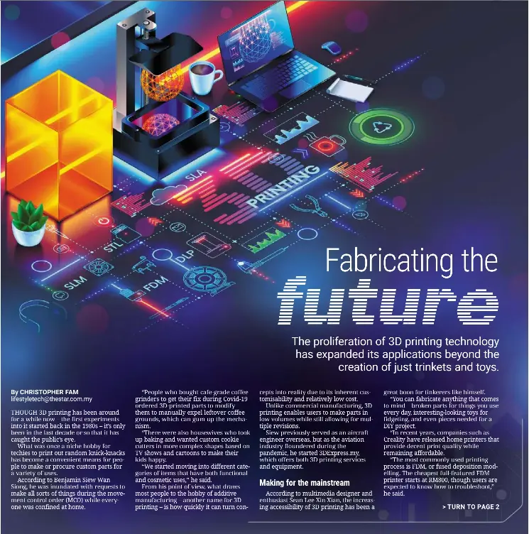 Fabricatin­g the future - PressReader