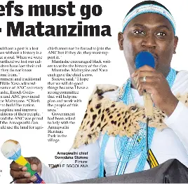 Young chiefs must go to school - Matanzima - PressReader
