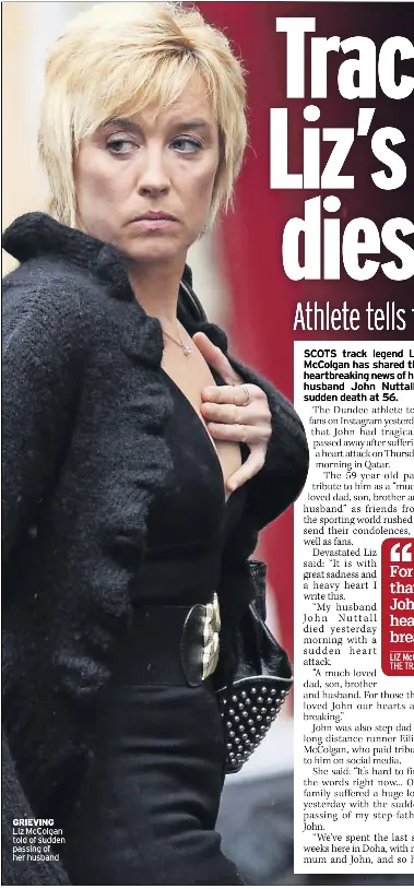 Track legend Liz’s husband dies aged 56 - PressReader