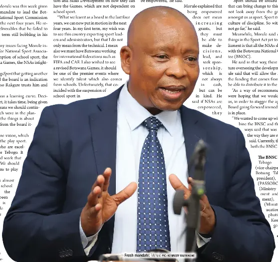 Morule faces a plethora of tests - PressReader