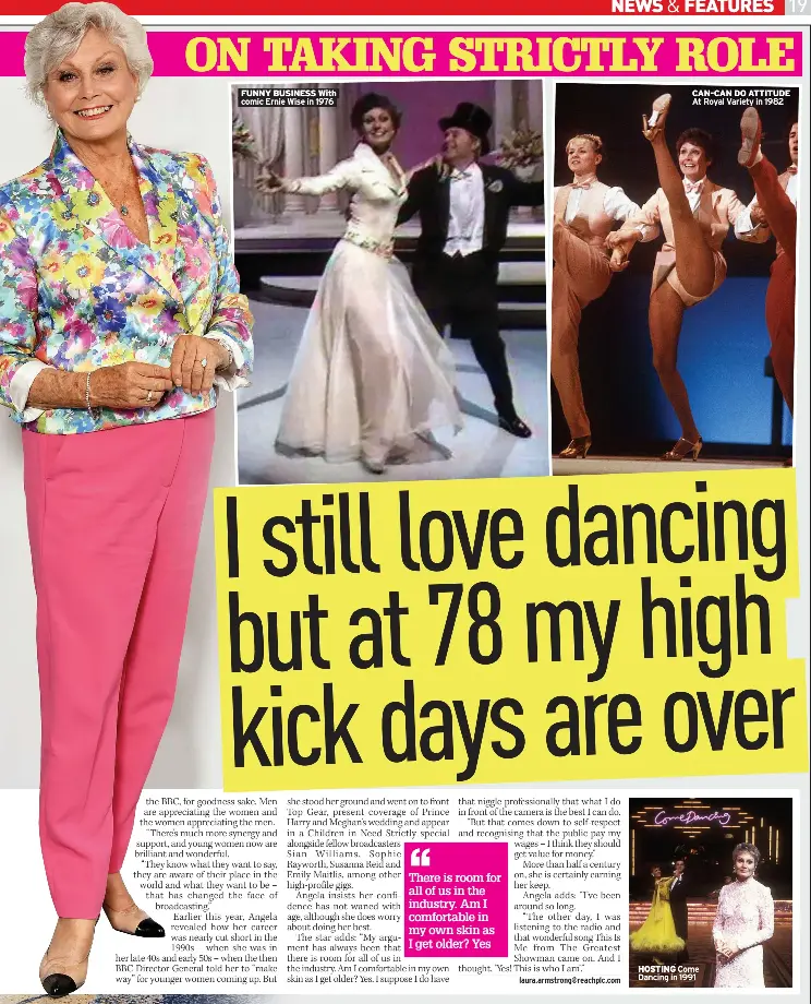 I still love dancing but at 78 my high kick days are over - PressReader