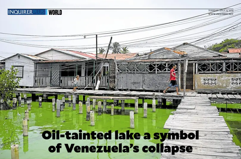 Oil-tainted lake a symbol of Venezuela’s collapse - PressReader