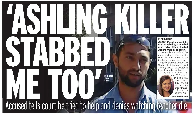 ‘ASHLING KILLER STABBED ME TOO’ - PressReader