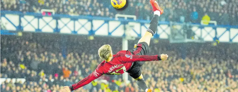 Garnacho’s sensationa­l goal helps Man U earn 3-0 win - PressReader