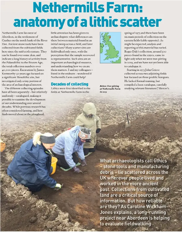 A lithic scatter near Aberdeen under forensic examinatio­n - PressReader