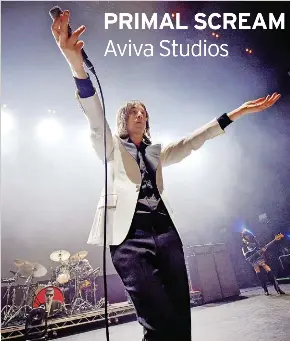PRIMAL SCREAM Aviva Studios - PressReader