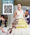 World’s largest wearable cake dress unveiled at Swiss expo - PressReader