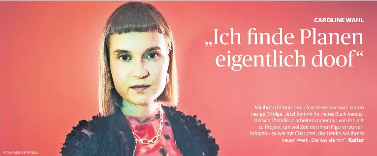 „Ich finde Planen eigentlich doof “ - PressReader