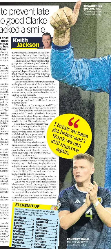 Challenge to prevent late goal was so good Clarke almost cracked a smile - PressReader