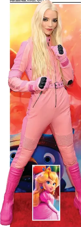 Pretty in pink PVC, it’s Anya the computer game heroine - PressReader