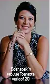 Boer soek ’n vrou se Toanette verloof - PressReader