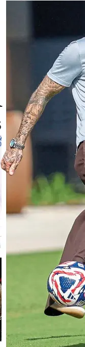 Becks ‘humbled and proud’ as he gets prize he craved - PressReader