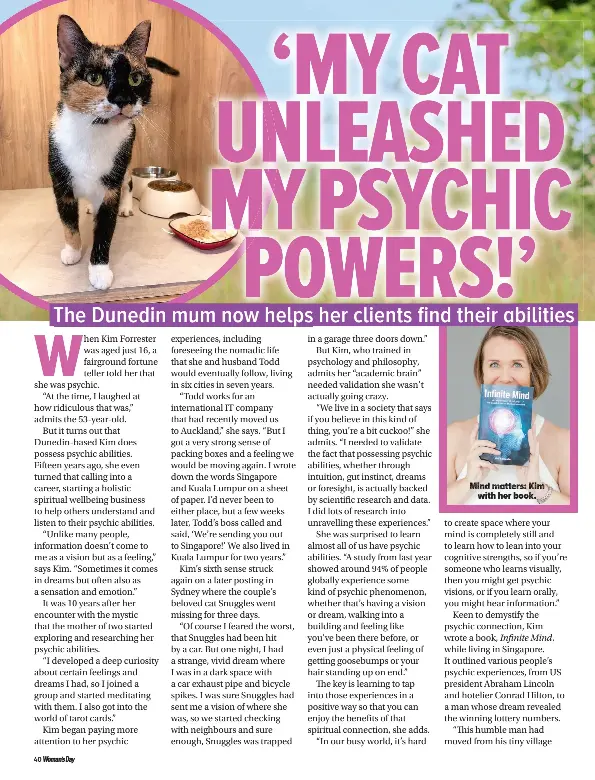 ‘MY CAT UNLEASHED MY PSYCHIC POWERS!’ - PressReader