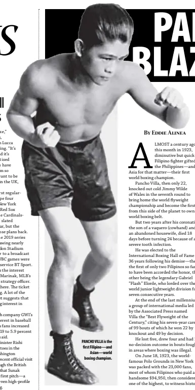 PANCHO VILLA BLAZED A TRAIL - PressReader