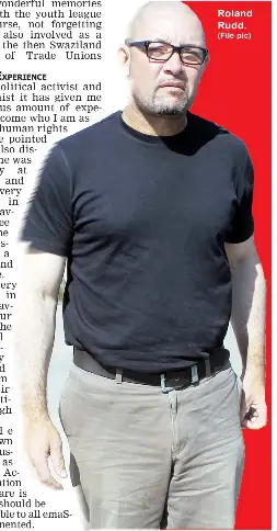 Roland Rudd leaves PUDEMO, joins SWALIMO - PressReader