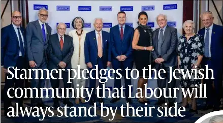Starmer pledges to the Jewish community that Labour will always stand ...