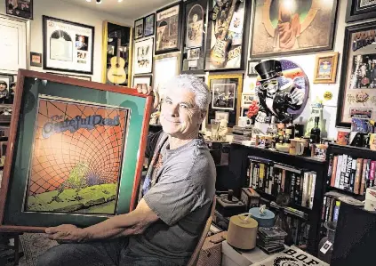 Fan accumulate­s epic collection of rock music memorabili­a - PressReader