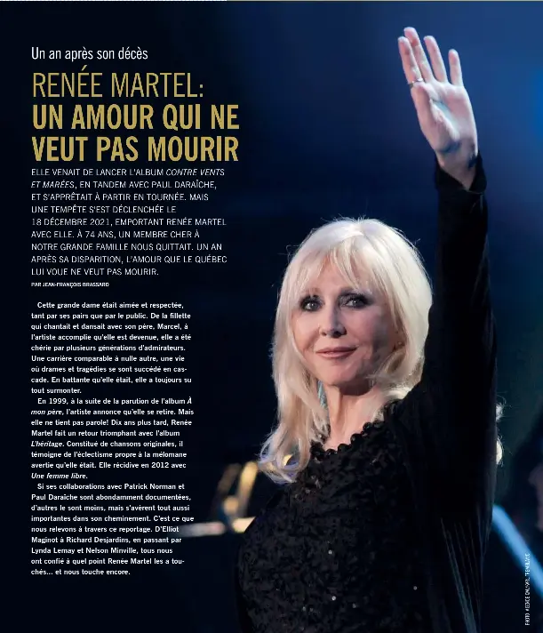 RENÉE MARTEL: UN AMOUR QUI NE VEUT PAS MOURIR - PressReader