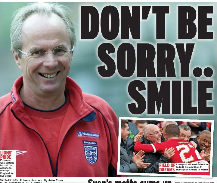 DON’T BE SORRY.. SMILE - PressReader