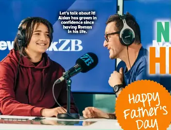 Newstalk ZB star Roman HEALING HEARTACHE AS A BIG BUDDY - PressReader
