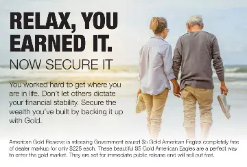 RELAX, YOU EARNED IT. NOW SECURE IT - PressReader