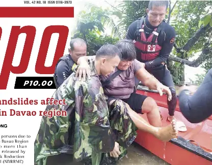 Flooding, landslides affect thousands in Davao region - PressReader