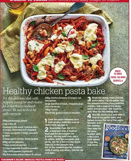 Healthy chicken pasta bake - PressReader