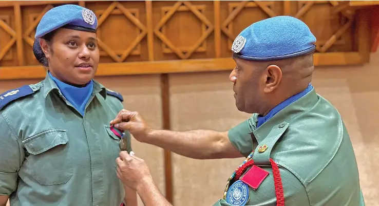 Kulanikoro among 114 RFMF recipients of General Service Medal - PressReader