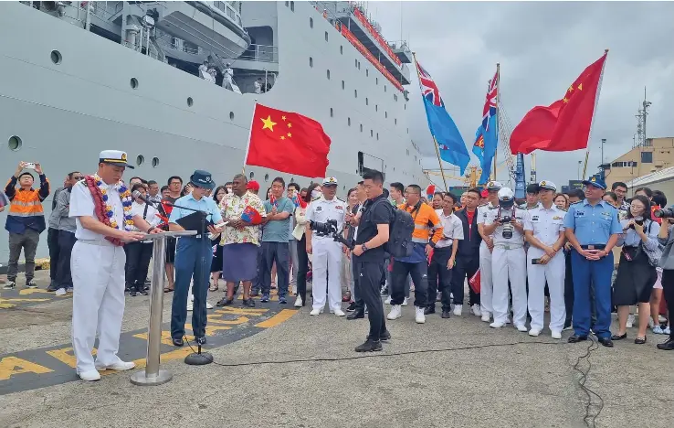 MAIDEN VOYAGE ANCHORS DEEP CHINA AND FIJI TIES - PressReader